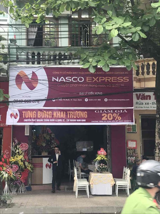 Nasco Express khai trương văn phòng giao dịch Nam Định